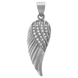 Kettenanh&auml;nger Vivance "925 Sterling Silber Engelsfl&uuml;gel", wei&szlig;, Schmuckanh&auml;nger, Damen, one-size, Silber 925 (Sterlingsilber), 2,5 g, Kettenanh&auml;nger
