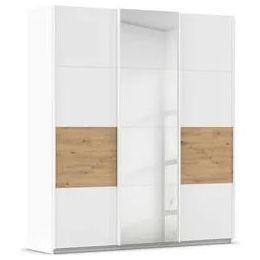 Schwebet&uuml;renschrank Rauch "Kleiderschrank Schrank Garderobe Ankleide Schlafzimmerschrank CORTONA", wei&szlig; (alpinwei&szlig;, eiche artisan), B:203cm H:229cm T:62cm, Holzwerkstoff, Schr&auml;nke, Schwebet&uuml;renschrank, inkl. Inneneinteilung, 2 Stoffboxen extra Einlegeb&ouml;den MADE IN GERMANY