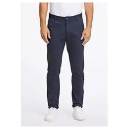 Stoffhose LINDBERGH "Stoffhose Slim Fit", Herren, Gr. XXL, blau (navy mix), Obermaterial: 75% Polyester, 22% Viskose, 3% Elasthan; Futter: 65% Polyester, 35% Baumwolle, unifarben, slim fit, Hosen Stoffhose