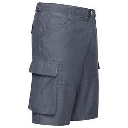 Shorts Ragwear "Merly Linen", Herren, Gr. 32, Normalgr&ouml;&szlig;en, blau (indigo), Material: 65% Baumwolle, 35% Leinen, bequem knielang, Hosen Shorts, Kurze Leinenhose in Cargo-Optik