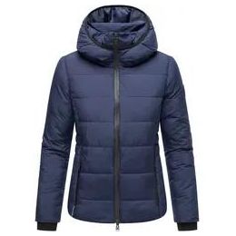 Steppjacke Marikoo "Radaa", Damen, Gr. S, blau (navy), Obermaterial: 100% Polyester; Innenseite: 100% Polyester; Futter: 100% Polyester; Wattierung: 100% Polyester, Jacken Steppjacke, Mit Hohem und gef&uuml;ttertem Kragen