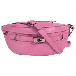 G&uuml;rteltasche Samantha Look, Damen, Gr. B/H/T: 32cm x 13cm x 9cm onesize, pink, Leder, clean, Taschen G&uuml;rteltasche, echt Leder, Made in Italy