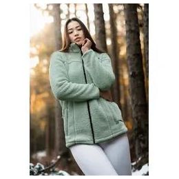 Fleecejacke Arctic Seven "ASDiania", Damen, Gr. M, gr&uuml;n (dusty mint), Obermaterial: 100% Polyester, Innenseite: 100% Polyester, Jacken Fleecejacke, Sherpa &Uuml;bergangsjacke