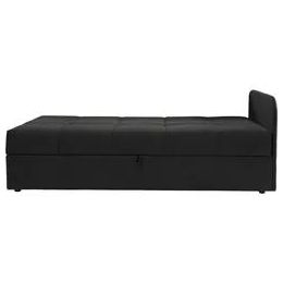 Schlafsofa Alina "Marla", grau (anthrazit eqe 139), B:205cm H:73cm T:91cm, Chenille EQE (100% Polyester), Sofas, Schlafsofa, inkl. Stauraum, Armlehne wahlweise links ode rechts