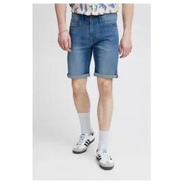 Jeansshorts Blend "BHDenim", Herren, Gr. 3XL, US-Gr&ouml;&szlig;en, blau (denim middle blau), Denim/Jeans, 91% Baumwolle, 7% Polyester, 2% Elasthan, unifarben, slim fit kniefrei, Jeans Jeansshorts, L&auml;ssige Jeansshorts