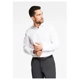 Businesshemd LINDBERGH "Business-Hemd Modern Fit", Herren, Gr. M, Normalgr&ouml;&szlig;en, wei&szlig;, Obermaterial: 100% Baumwolle, Hemden