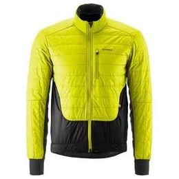 Fahrradjacke Gonso "Trail Jacket Primaloft M", Herren, Gr. M, gelb, 100% Polyester, hoch geschlossener Ausschnitt, Jacken Fahrradjacke, Herren Radjacke, warme und atmungsaktive Primaloft-Jacke