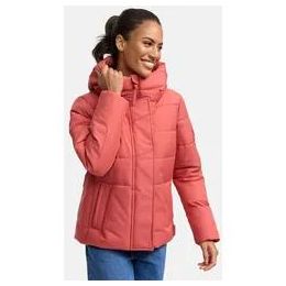 Outdoorjacke Marikoo "Elira", Damen, Gr. M, rot (rouge), Obermaterial: 100% Polyester; Innenseite: 100% Polyester; Futter: 100% Polyester; Wattierung: 100% Polyester, Jacken Outdoorjacke, mit warmem Teddyfell
