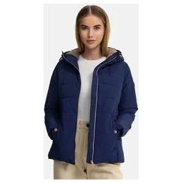 Steppjacke Marikoo "Alemee", Damen, Gr. M, blau (bright navy), Obermaterial: 100% Polyester; Innenseite: 100% Polyester; Futter: 100% Polyester; Wattierung: 100% Polyester, Jacken Steppjacke, Mit warmen Fleecestoff im Inneren