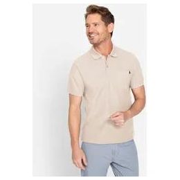 Poloshirt Catamaran "Kurzarm-Poloshirt", Herren, Gr. 52/54, beige (elfenbein), 60% Baumwolle, 40% Polyester, unifarben, Shirts