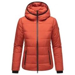 Steppjacke Marikoo "Radaa", Damen, Gr. S, orange (terracotta), Obermaterial: 100% Polyester; Innenseite: 100% Polyester; Futter: 100% Polyester; Wattierung: 100% Polyester, Jacken Steppjacke, Mit Hohem und gef&uuml;ttertem Kragen