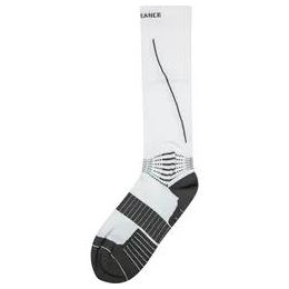 Socken Endurance "Ruteng", Herren, Gr. 43/47, wei&szlig;, 85% Nylon, 15% Elasthan, mehrfarbig, Socken Socken, mit starker Kompression