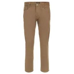 Chinohose Casamoda "Casamoda Chinohose uni", Herren, Gr. 38/32, L&auml;nge 32, beige, 98% Baumwolle, 2% Elasthan, Hosen Chinohose