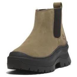 Chelseaboots Timberland "ROXIE LANEMID CHELSEA BOOT", Damen, Gr. 39,5, gr&uuml;n (olive nubuck), Leder, Schuhe Chelseaboots, Stiefelette, Winterschuhe, Ankle Boots