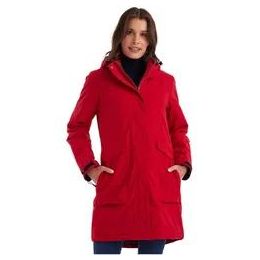 Parka Killtec "Damen Funktionsparka", Damen, Gr. 40, rot, Obermaterial: 100% Polyester;Futter: 100% Polyester;F&uuml;llung: 100% Polyester, Jacken Parka, Wasserdichter, atmungsaktiver Damenparka mit abnehmbarer Kapuze