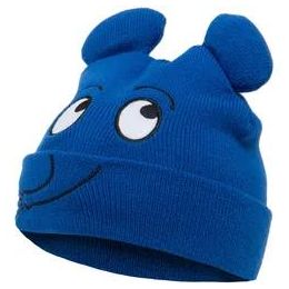 Beanie KOAA "Maus - Elefant Mascot", Jungen, Gr. 3-8, blau, 100% Polyacryl, bestickt, M&uuml;tzen Beanie, mit detailreicher Stickerei