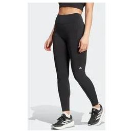 Lauftights Adidas PERFORMANCE "OWN THE RUN FULL-LENGTH LEGGINGS", Damen, Gr. XL, N-Gr, schwarz (schwarz, normal, gr.), Obermaterial: 85% Polyester, 15% Elasthan, Hosen