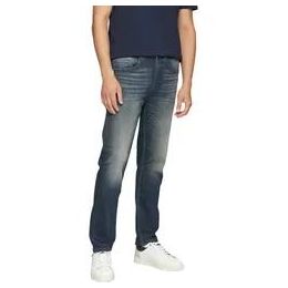 Regular-fit-Jeans s.Oliver "MAURO", Herren, Gr. 32, L&auml;nge 32, blau (dunkelblau used), Denim/Jeans, Obermaterial: 98% Baumwolle, 2% Elasthan, unifarben, regular fit kn&ouml;chellang, Jeans, im Five-Pocket Style