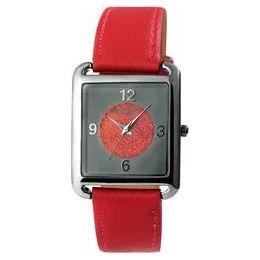 Mechanische Uhr Lady, rot, Armbanduhren, Damen