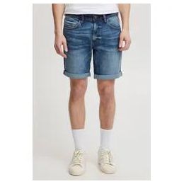 Jeansshorts Blend "BHDenim", Herren, Gr. M, US-Gr&ouml;&szlig;en, denim middle blau, Denim/Jeans, 70% Baumwolle, 28% Polyester, 2% Elasthan, unifarben, regular fit kurz, Jeans Jeansshorts, Stilvolle 5-Pocket-Jeansshorts