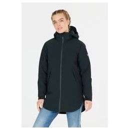 Outdoorjacke WEATHER REPORT "Britta", Damen, Gr. 46, schwarz, 90% Polyester, 10% Elasthan, unifarben, normal, ohne Ausschnitt, Jacken Outdoorjacke, mit wind- und wasserdichter Eigenschaft