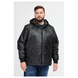 Kurzjacke Blend "BHBOuterwear", Herren, Gr. 3XL, schwarz, 100% Polyester, unifarben, Basic, regular fit normal, normaler offener Saum, Jacken Kurzjacke, Stilvolle &Uuml;bergangsjacke mit Taschen