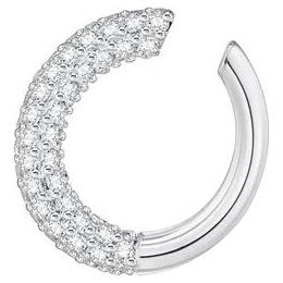 Ohrklemme Thomas Sabo "Schmuck Silber 925 Ohrring Earcuff", silber (silberfarben, kristallwei&szlig;, kristallwei&szlig;), Ohrringe, Damen, Silber 925 (recycelt), mit Zirkonia (synth.)
