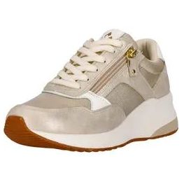 Sneaker WHISTLER "Harmonia", Damen, Gr. 39, bunt (silberfarben, beige), Kunstfaser, Polyurethane, Schuhe Sneaker, mit rutschfesten Sohlen
