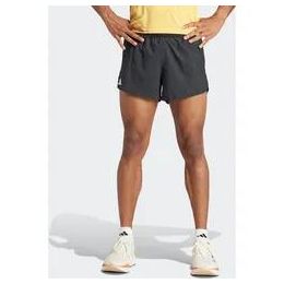 Laufshorts Adidas PERFORMANCE "ADIZERO E SHORT", Herren, Gr. M, N-Gr, schwarz (schwarz, normal, gr.), Obermaterial: 100% Polyester, Hosen, Die Laufshorts ist mit einem integrierten Innenslip ausgestattet.