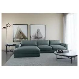 Ecksofa Home Affaire "Bloomfield, elegant, viel Platz, Mega Couch, Breite 303cm, L-Form", bunt (turbulence), B:303cm H:84cm T:176cm, 100% Polyester, Sofas, Ecksofa, extra tiefe Sitzfl&auml;che, wahlweise mit Sitztiefenverstellung