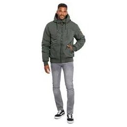 Winterjacke Alessandro Salvarini "ASWeighty", Herren, Gr. S, grau (anthrazit), Obermaterial: 100% Polyester; Innenseite: 100% Polyester; Futter: 100% Polyester, Jacken Winterjacke, mit weichem Teddyfell innen