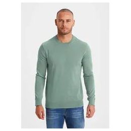 H.I.S. Strickpullover H.I.S, Herren, Gr. M (48/50), gr&uuml;n (mint, meliert), Feinstrick, Obermaterial: 60% Baumwolle, 40% Polyester, meliert, regular fit normal, Rundhals, Strickb&uuml;ndchen, Pullover Strickpullover, Regular Fit, Langarm, Pullover aus Feinstrick, Baumwollmischung