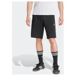 Shorts Adidas ORIGINALS "ESS SHO", Herren, Gr. M, N-Gr, schwarz, Obermaterial: 100% Baumwolle, Hosen Shorts, Essential Sweat Shorts mit Logo, aus weichem French-Terry Material