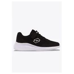 Sneaker Lotto, M&auml;dchen, Gr. 32, schwarz-wei&szlig; (schwarz, wei&szlig;), Synthetik, Textil, Schuhe Sneaker, - in kinderfu&szlig;gerechter Passform