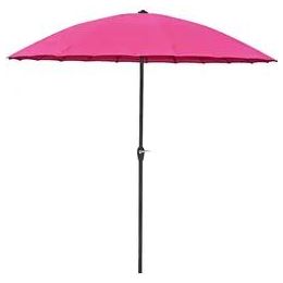 Sonnenschirm Garden Pleasure, pink, Bezug: 100% Polyester, Standschirme, mit 24 Streben, pink