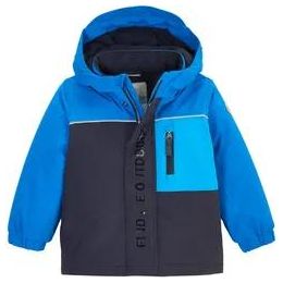 Funktionsjacke "FIOW 22 MNS JCKT", M&auml;dchen, Gr. 86/92, blau, Obermaterial: 100% Polyester;Futter: 100% Polyester;F&uuml;llung: 100% Polyester, FIRST INSTINCT BY Killtec, Jacken Funktionsjacke, Wasserdichte Winterjacke mit Grow-Up-Funktion, reflektierendes Design