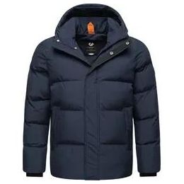 Steppjacke Ragwear "Walby", Herren, Gr. XL (54), blau (navy), Obermaterial: 100% Polyester. Futter: 100% Polyester. Wattierung: 100% Polyester, gerade h&uuml;ftbedeckend, hoch geschlossener Ausschnitt, &Auml;rmel ohne &Auml;rmelschlitz Rippstrickb&uuml;ndchen, Jacken Steppjacke, Gesteppte Herren Outdoorjacke wasserdicht mit Kapuze