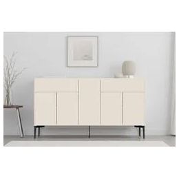 Sideboard OTTO HOME "Sky45", beige (cashmere farbe), B:150cm H:83cm T:47cm, MDF, Spanplatte, Sideboards, Sideboard, Kommode, Lackiert mit wasserbasiertem UV-Lack, Breite 150 cm