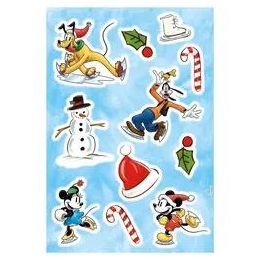Wandtattoo Komar "Mickey Ice Slide - Gr&ouml;&szlig;e 50 x 70 cm", bunt, B:50cm H:70cm, Folie, Wandtattoos, Wandtattoo, selbstklebend, Wandsticker, Kinderzimmer