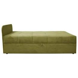 Schlafsofa Alina "Marla", gr&uuml;n (olivgr&uuml;n xbo 13), B:205cm H:73cm T:91cm, Struktur fein XBO (100% Polyester), Sofas, Schlafsofa, inkl. Stauraum, Armlehne wahlweise links ode rechts