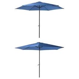 Sonnenschirm Garden Pleasure, blau, Bezug: 100% Polyester, Standschirme, &Oslash; 300 cm, blau