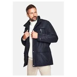 Winterjacke Cabano "CO-3", Herren, Gr. 52, blau (dunkelblau), 100% Polyester, unifarben, lang, Jacken Winterjacke, mit Zwei-Wege-Taschen