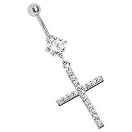 Adelia&acute;s Bauchnabelpiercing ADELIA ́S "Piercing Bauchnabelpiercing", silber, Piercings, Damen, onesize, Chirurgiestahl, aus 316l Stahl