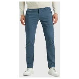 PME-Legend Chinohose PME LEGEND "TWIN WASP CHINO LEFT HAND STRETCH TWILL", Damen, Gr. 38, L&auml;nge 36, blau, Canvas, Obermaterial: 97% Baumwolle, 3% Elasthan, unifarben, regular fit kn&ouml;chellang, Hosen Chinohose, mit Taschen