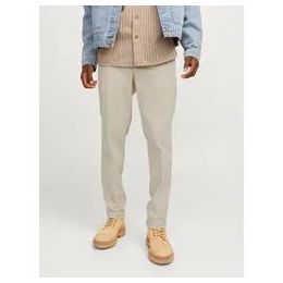 Jack & Jones Cordhose JACK & JONES "JPSTACE JJCORDUROY CHINO SN", Herren, Gr. 30, L&auml;nge 30, gelb (moonbeam), Web, Obermaterial: 98% Baumwolle, 2% Elasthan, unifarben, regular fit normal, Hosen Cordhose