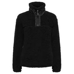Sweater oxmo "Troyer OXElina", Damen, Gr. XXL, schwarz, Obermaterial: 100% Polyester PES., Pullover Sweater