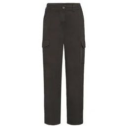 Cargohose oxmo "Cargohose OXLOCO", Damen, Gr. S, N-Gr, schwarz, Obermaterial: 98% Baumwolle CO. 2% Elasthan EL., Hosen Cargohose