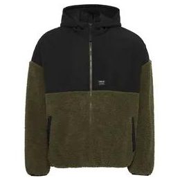 !Solid Fellimitatjacke SOLID "Fellimitatjacke SDMark", Herren, Gr. XXL, gr&uuml;n (ivy gr&uuml;n), Obermaterial: 100% Polyester PES., Jacken