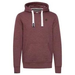 !Solid Kapuzenpullover SOLID "Hoodie SDBennHood", Herren, Gr. L, rot (wine r mel), Obermaterial: 50% Baumwolle CO. 50% Polyester PES., Pullover Kapuzenpullover