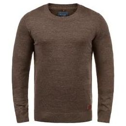 Strickfleece-Pullover Blend "Strickpullover BHLars", Herren, Gr. XXL, braun (mocca mix), Obermaterial: 50% Baumwolle CO. 50% Polyester PES., Pullover